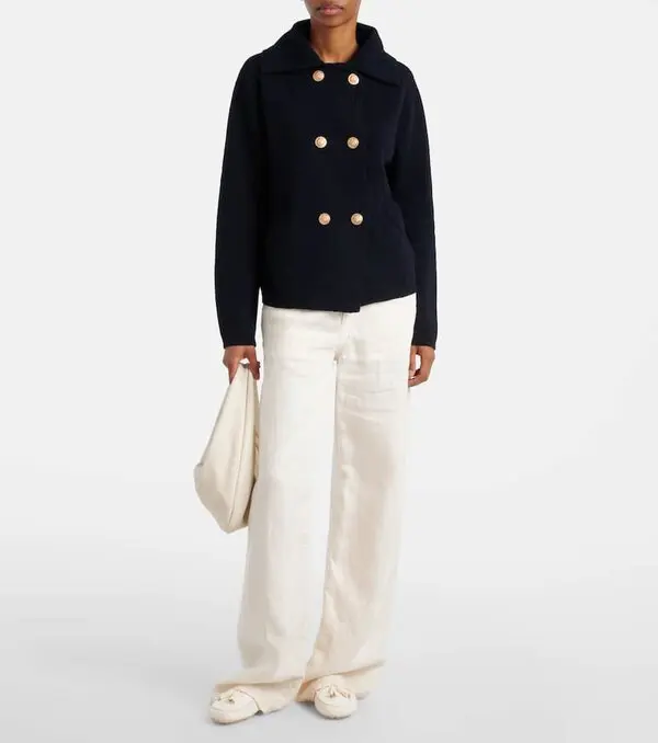 Jardin Des Orangers Double-breasted Wool And Cashmere Jacket