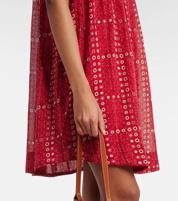 MARANT ETOILE Leazali Printed Cotton Minidress