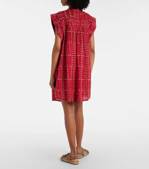 MARANT ETOILE Leazali Printed Cotton Minidress