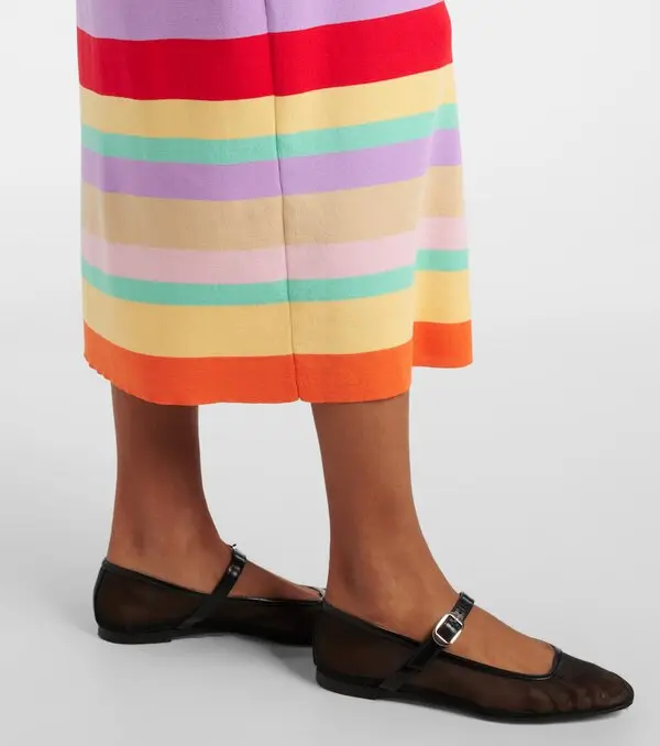 Rixo Duster Striped Maxi Dress