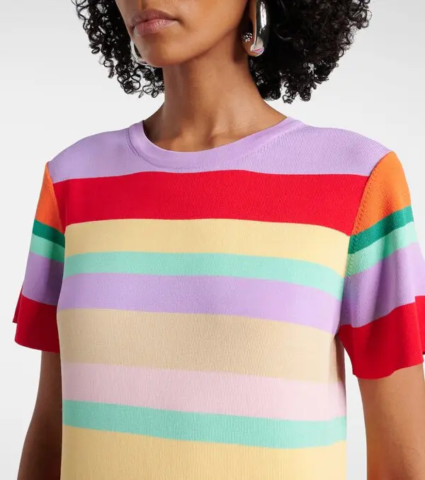 Rixo Duster Striped Maxi Dress