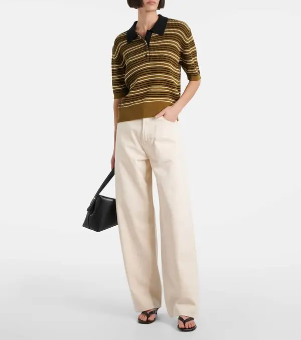 RÓHE High-rise Wide-leg Jeans