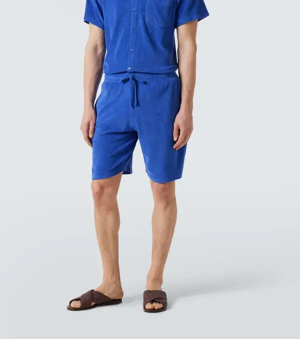 Vilebrequin Cotton-blend Terry Bermuda Shorts