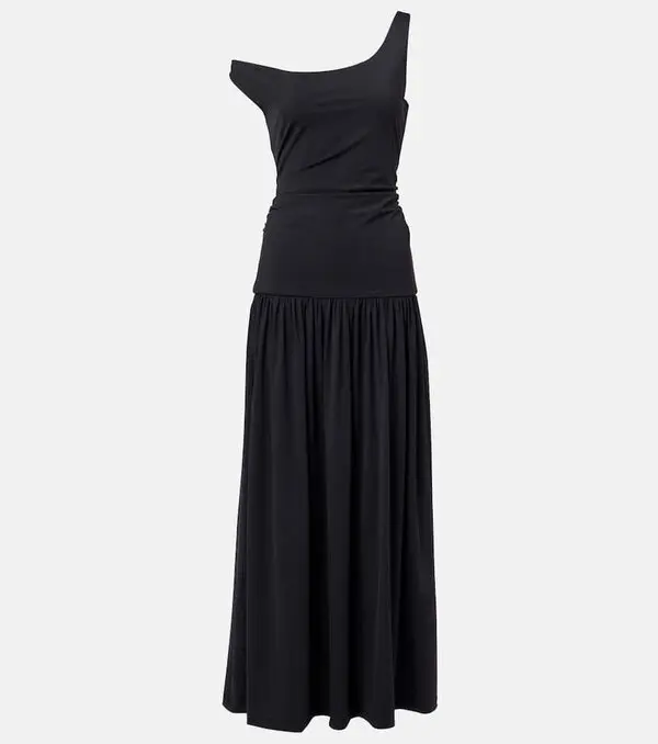 RÓHE One-shoulder Plisse Maxi Dress