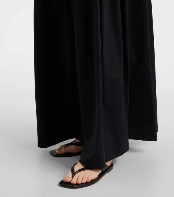 RÓHE One-shoulder Plisse Maxi Dress
