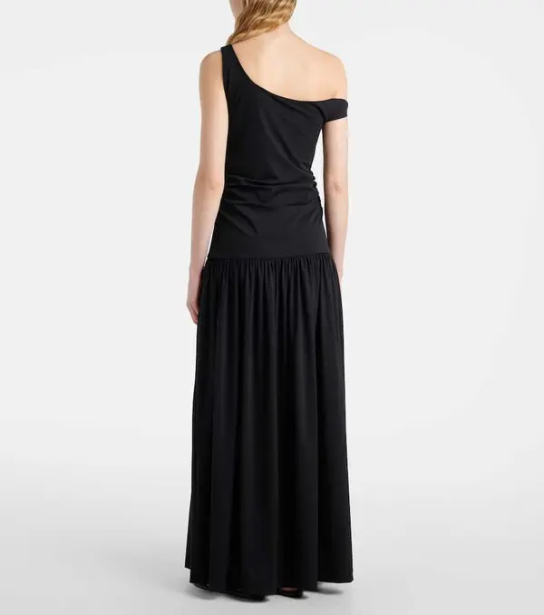 RÓHE One-shoulder Plisse Maxi Dress