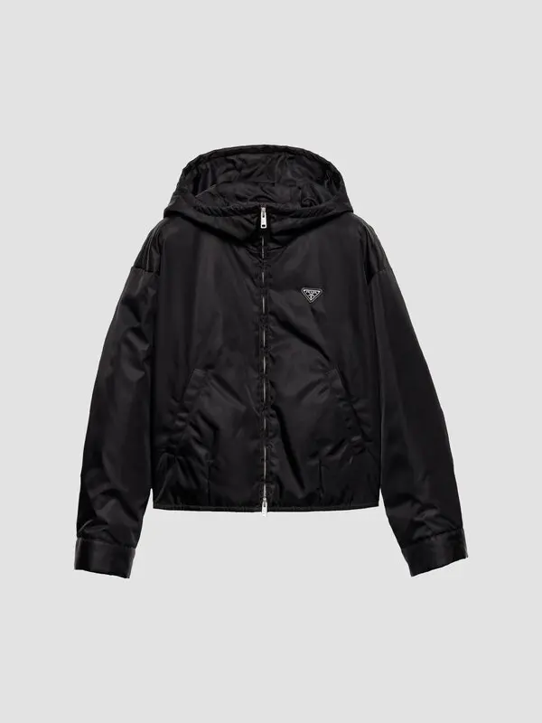Prada Re-nylon Blouson Jacket - Black