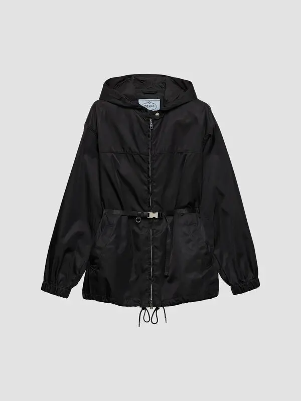 Prada Re-nylon Blouson Jacket - Black