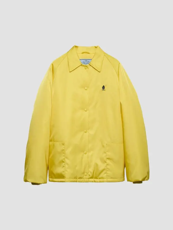 Prada Re-nylon Blouson Jacket - Yellow