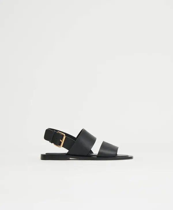 MANSUR GAVRIEL Double Strap Sandal - Black