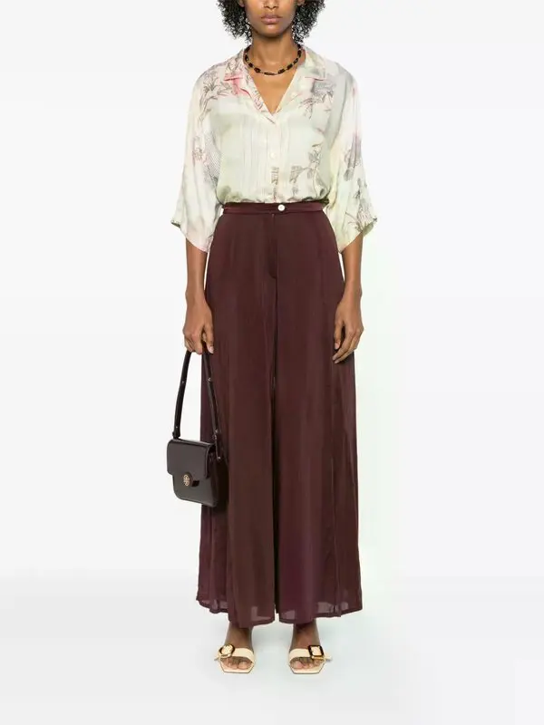 FORTE_FORTE Cropped Palazzo Pants