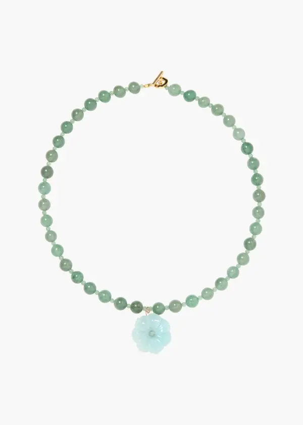 JENNIFER BEHR Chandra Necklace - Aventurine