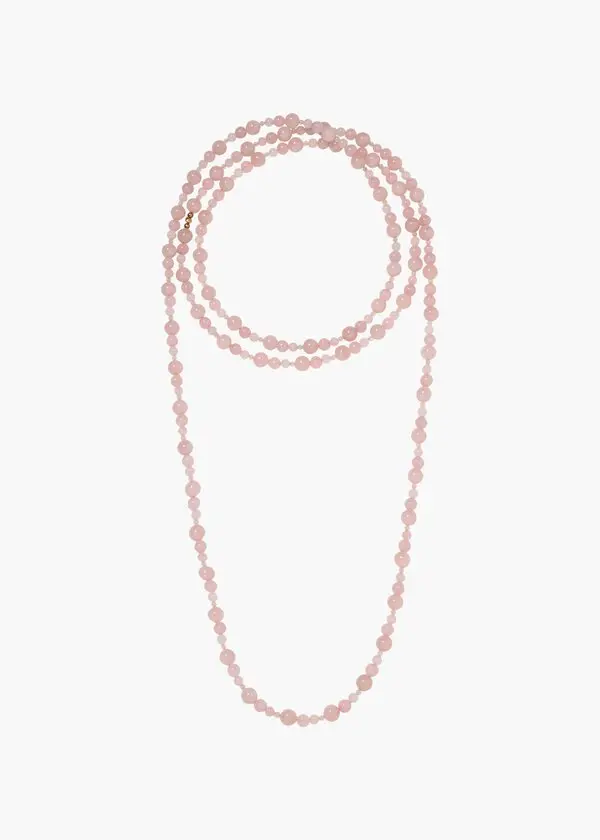 JENNIFER BEHR Veda Necklace - Rose Quartz