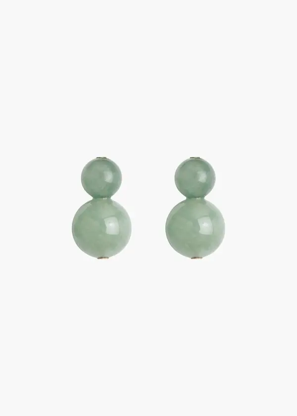 JENNIFER BEHR Cara Earrings - Aventurine
