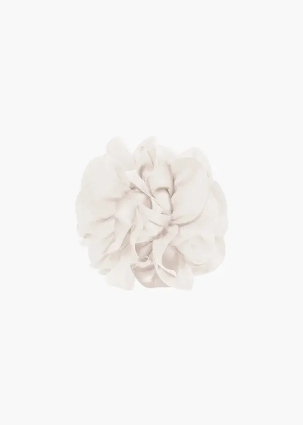 JENNIFER BEHR Carly Flower Jaw Clip - Cream