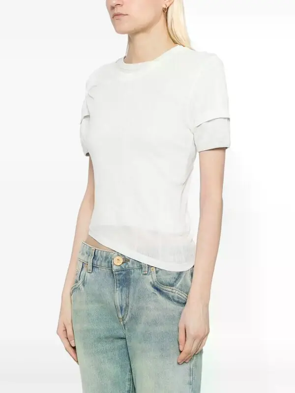Christopher Esber Sheer Ribbed T-shirt