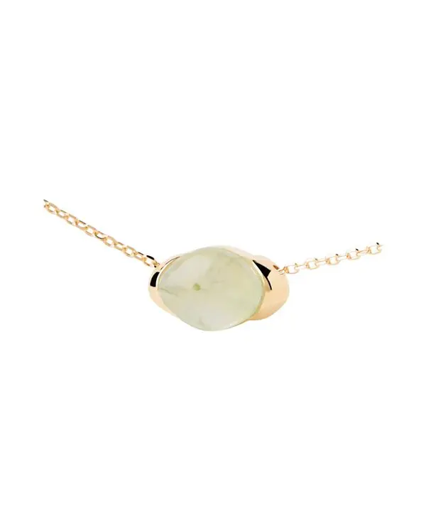 PDPAOLA Bay Chain Necklace - Green