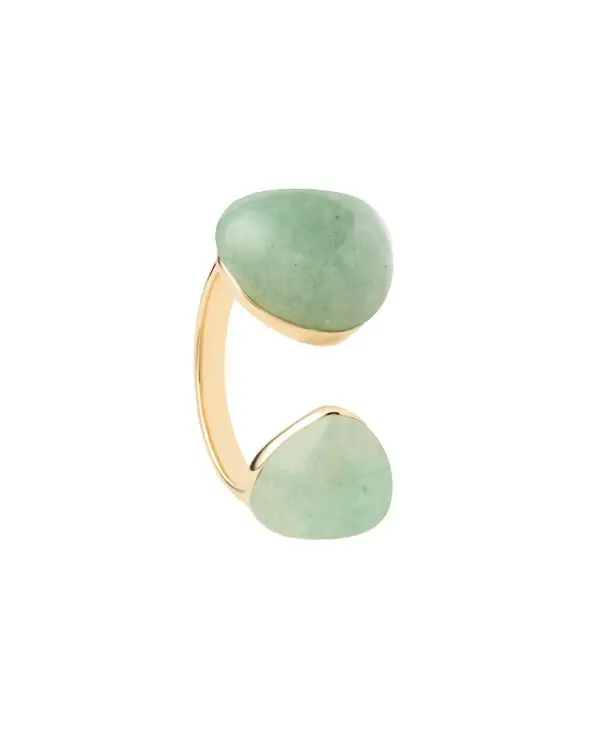 PDPAOLA Stone Gravity Ring - Green