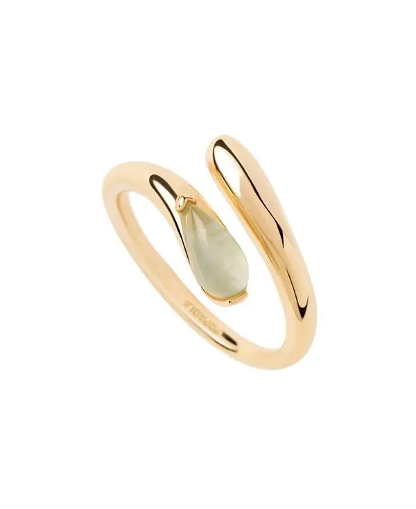 PDPAOLA Kalia Ring - Gold/green
