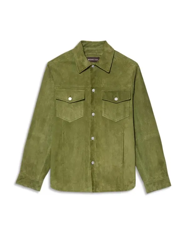 Michael Kors Suede Shirt Jacket