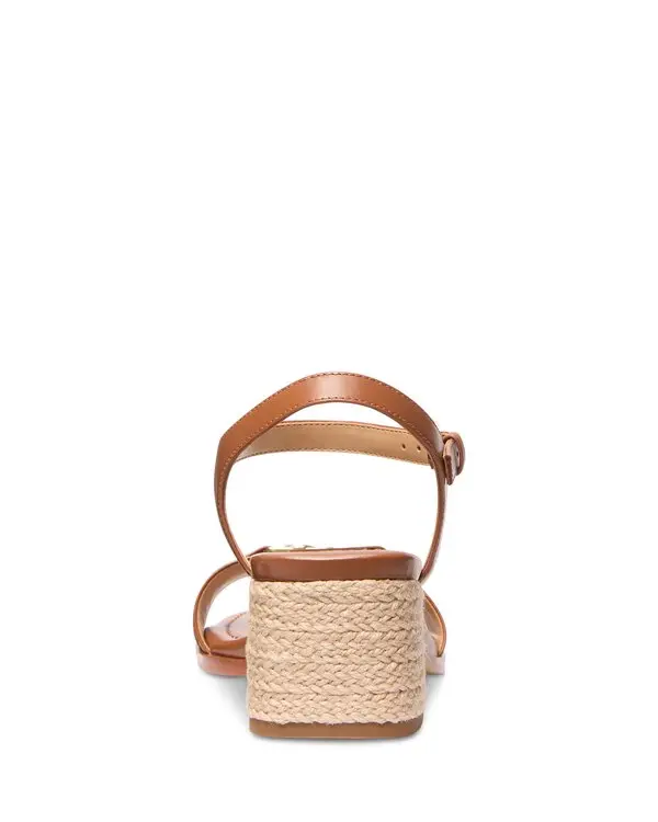 Michael Kors Mandy Leather Sandals - Luggage