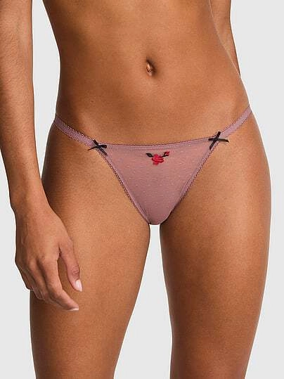 Pink Wink™ String Bikini Panty - Pink