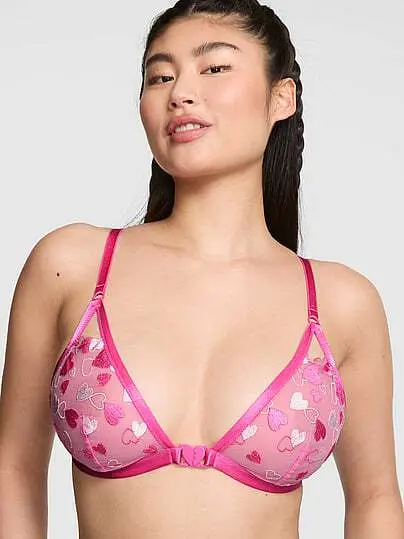 Pink Wink Wink™ Unlined Triangle Bralette - Pink