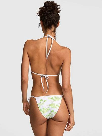 Pink Bikini Bottoms - Print