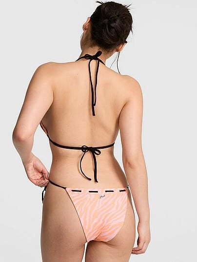 Pink Bikini Bottoms - Print