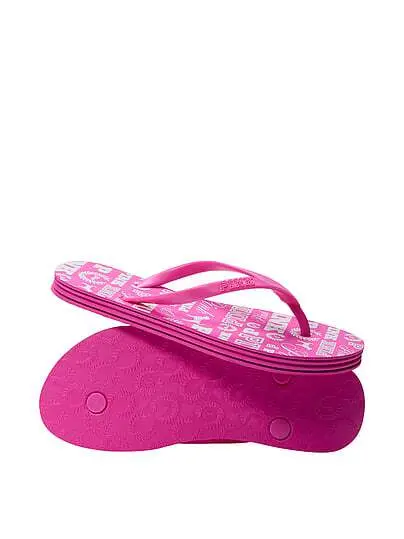 Pink Flip Flops - Print