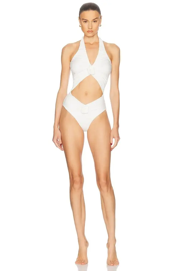 MAYGEL CORONEL Zaguan Swimsuit - Off White