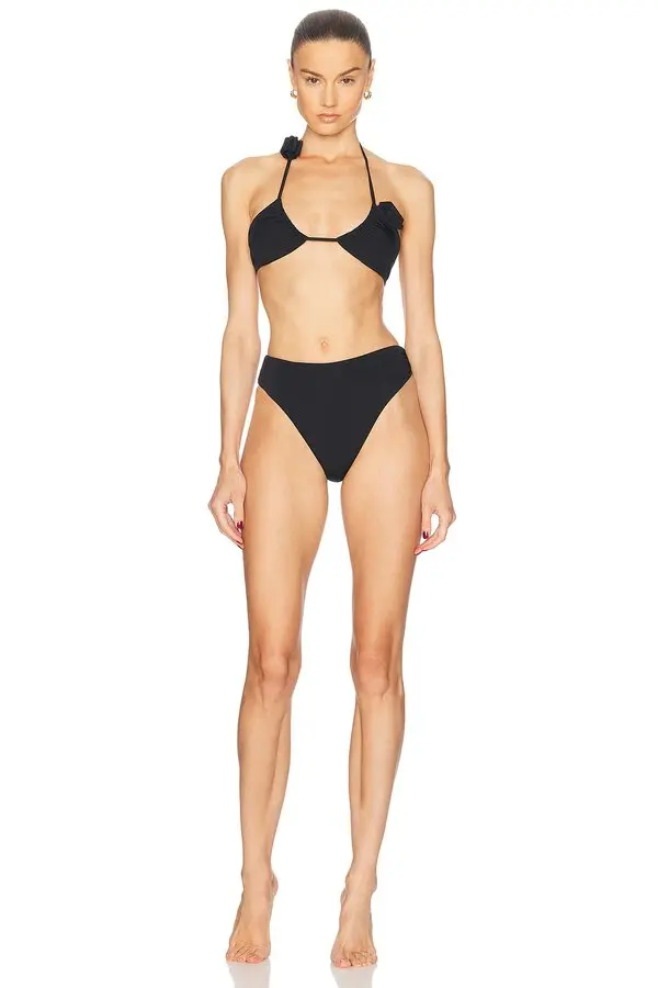 MAYGEL CORONEL Quero Bikini Set - Black