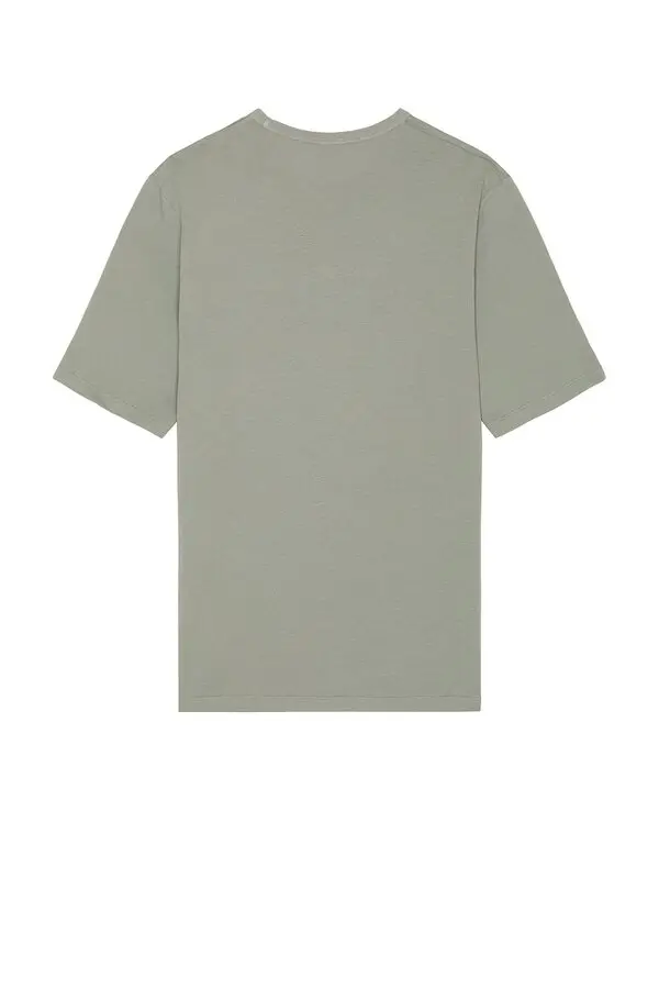 Saint Laurent Short Sleeve Tee In Sage