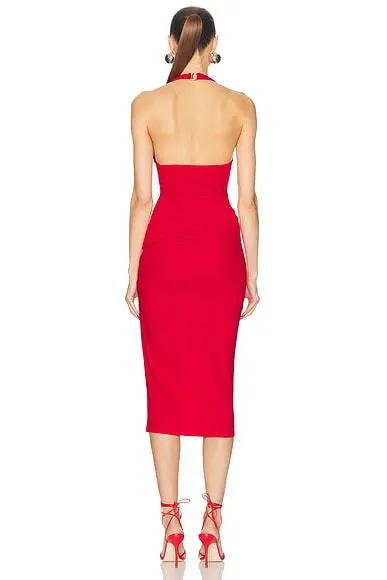Jacquemus La Robe Pasadena Halterneck Dress