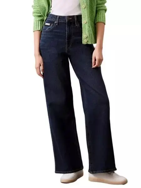Calvin Klein Ultra High Rise Wide Leg Fit Jeans