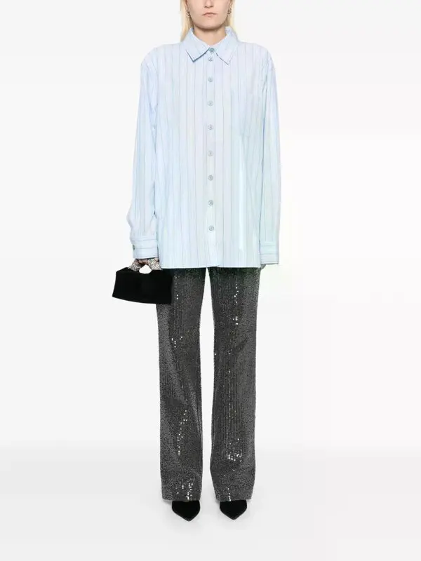 Christopher Esber Gemini Striped Shirt