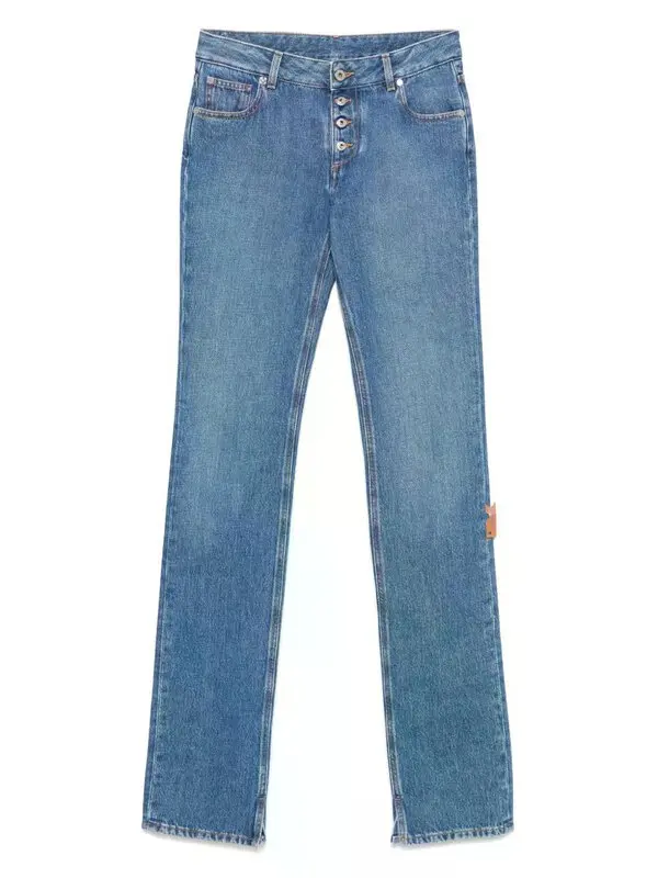 Off-White Straight Leg Jeans