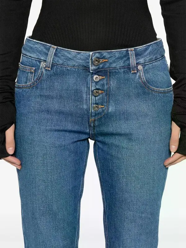 Off-White Straight Leg Jeans