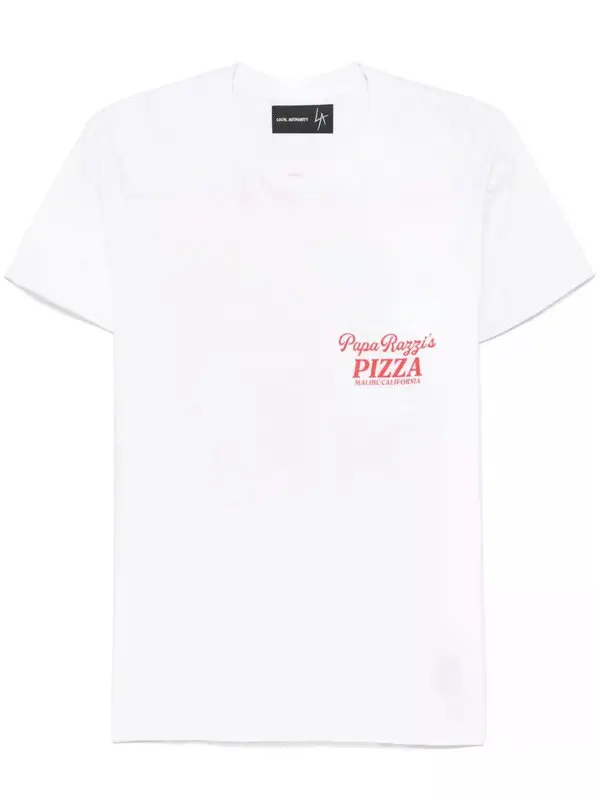 LOCAL AUTHORITY LA Slogan-print T-shirt - White