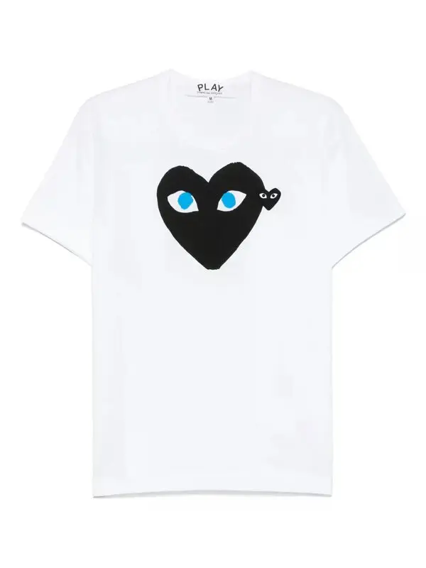 Play Comme Des Garcon Logo T-shirt - White