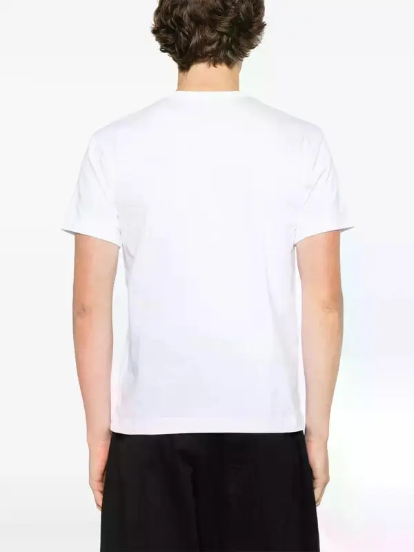 Play Comme Des Garcon Logo T-shirt - White