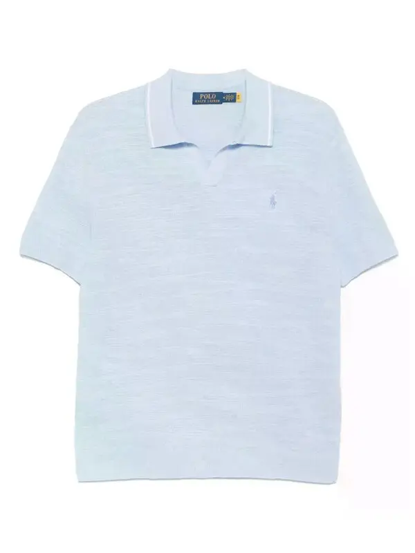 Polo Ralph Lauren Embroidered Polo Shirt - Blue