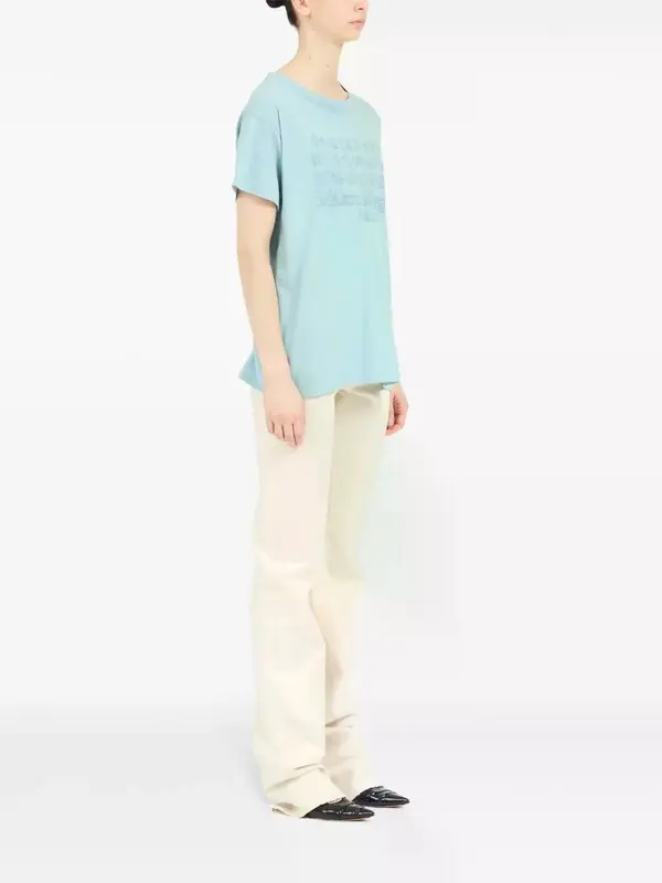 MAISON MARGIELA Logo-print T-shirt - Blue