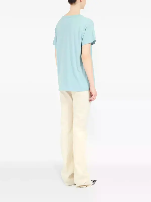 MAISON MARGIELA Logo-print T-shirt - Blue