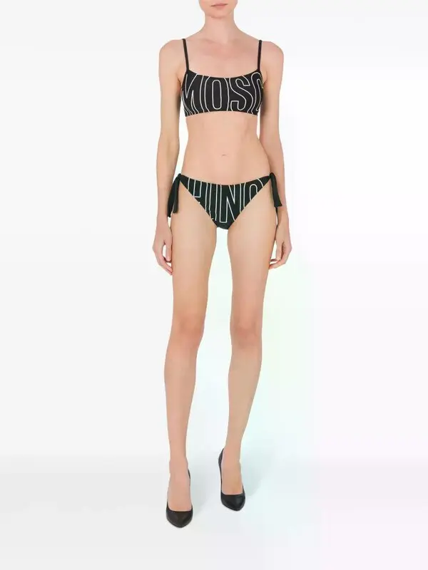 Moschino Print Bikini Top