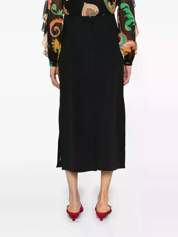 Etro Gathered Midi Skirt