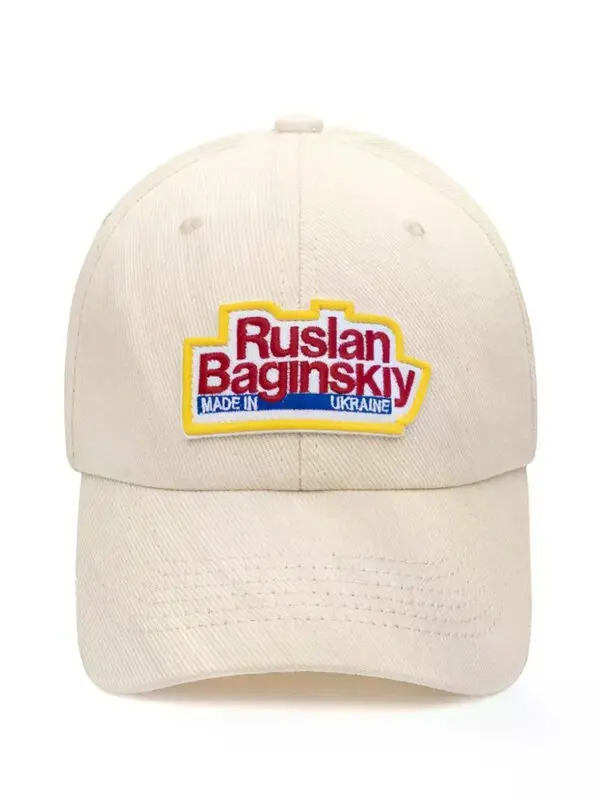 Ruslan Baginskiy Fruit Sticker Cap - Neutrals