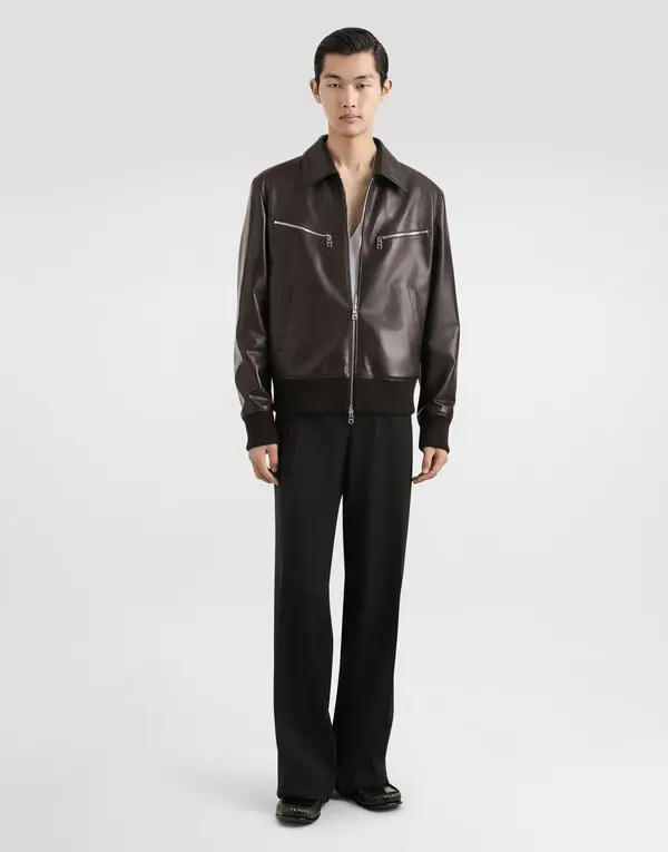Dolce & Gabbana Lambskin Biker Jacket