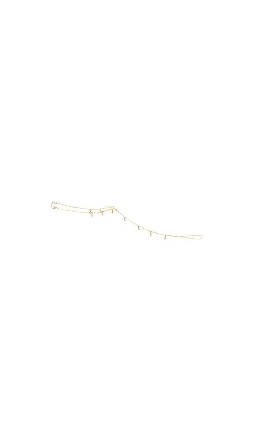 NAIIA Delphine Shaker Anklet - Gold