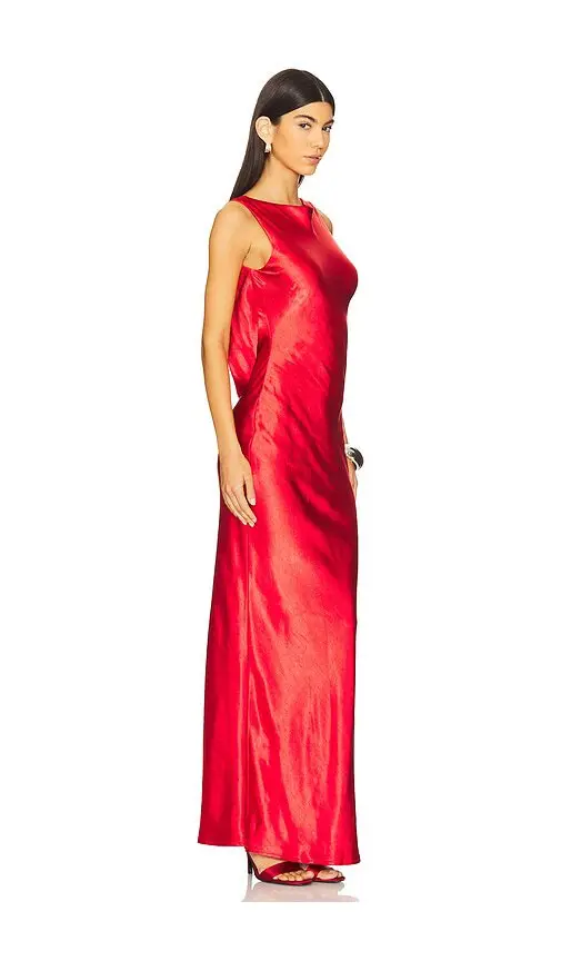 RUNAWAY THE LABEL Adair Maxi Dress - Cherry